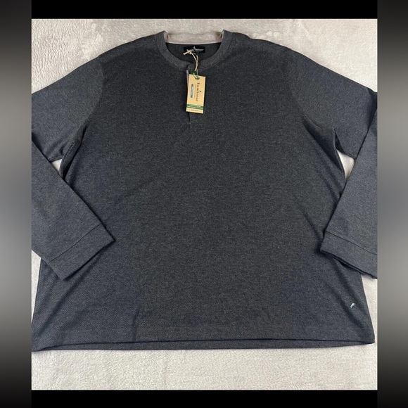 Tailor Vintage | Shirts | Tailor Vintage Mens Long Sleeve Henley Dark ...